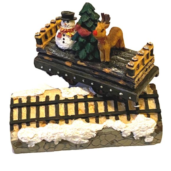 jcpenney | Holiday | Rudolph Express Train Home Towne Christmas Village ...